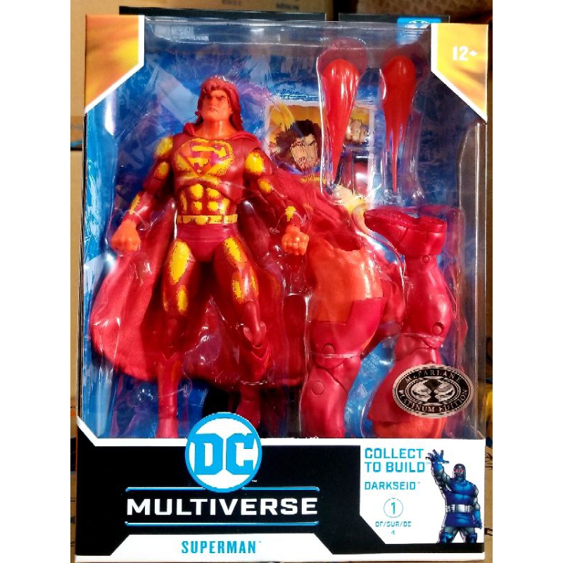 [In Stock] Mcfarlane Justice League Task Force Superman (Platinum Chase Edition) | Shopee ...