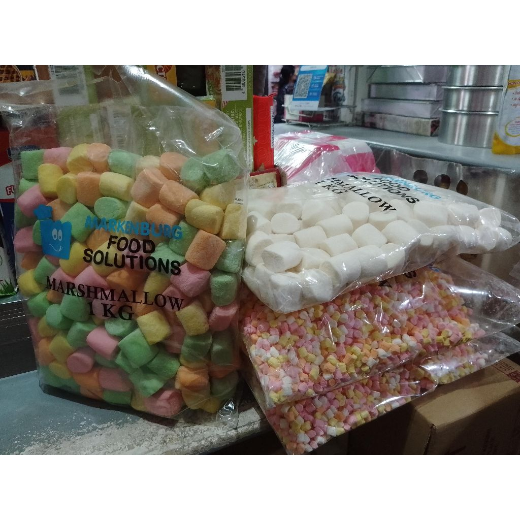 Marshmallows Markenburg Large/Mini 1kg | Shopee Philippines