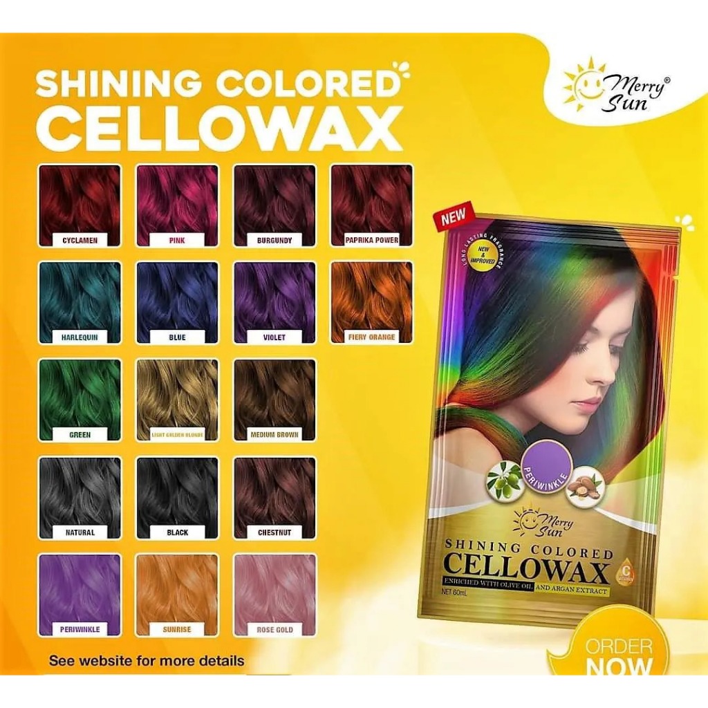 Enhanzo Original Merry Sun Shining Colored Cellowax | Shopee Philippines