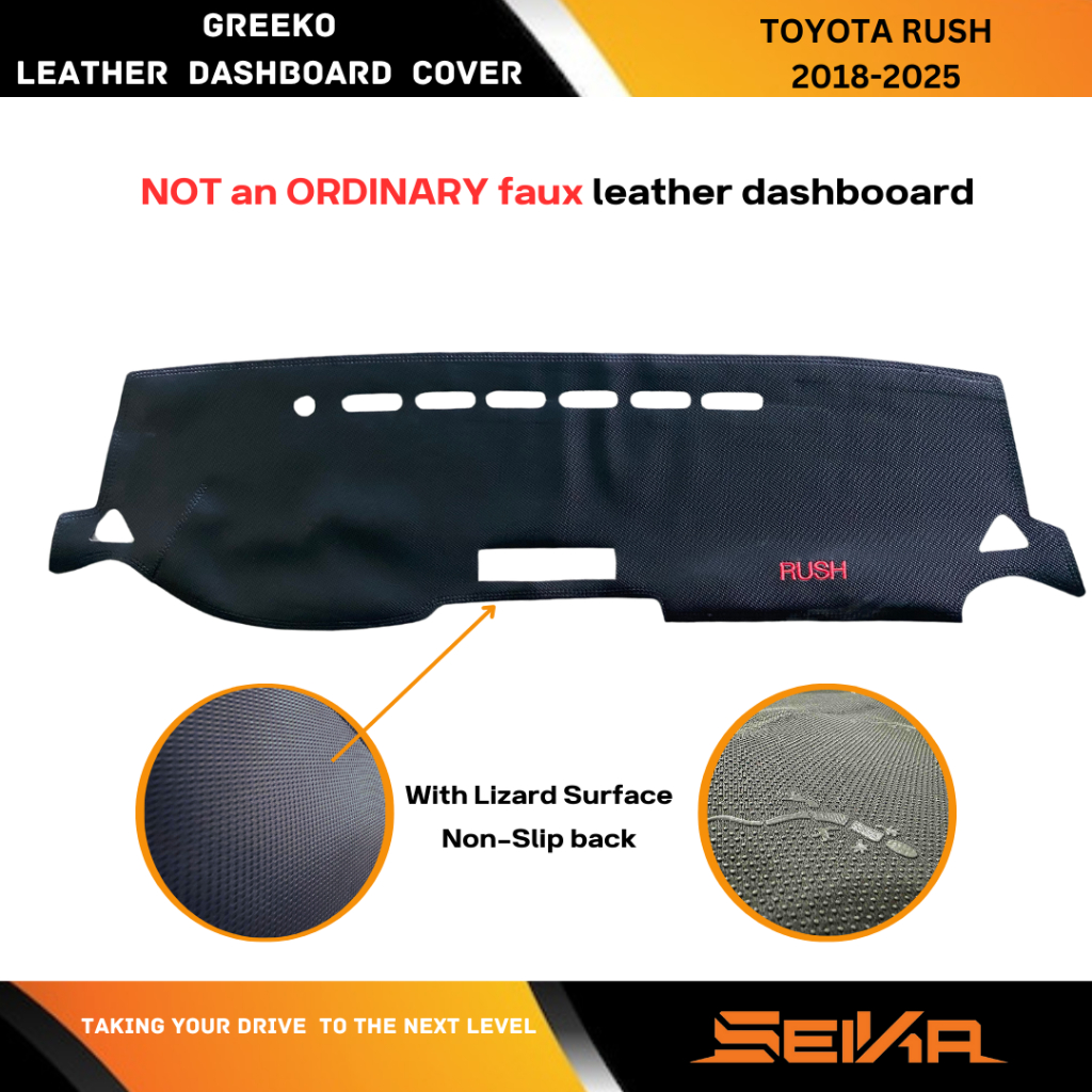 Toyota Rush 2018-2025 Leather Dashboard cover | Shopee Philippines