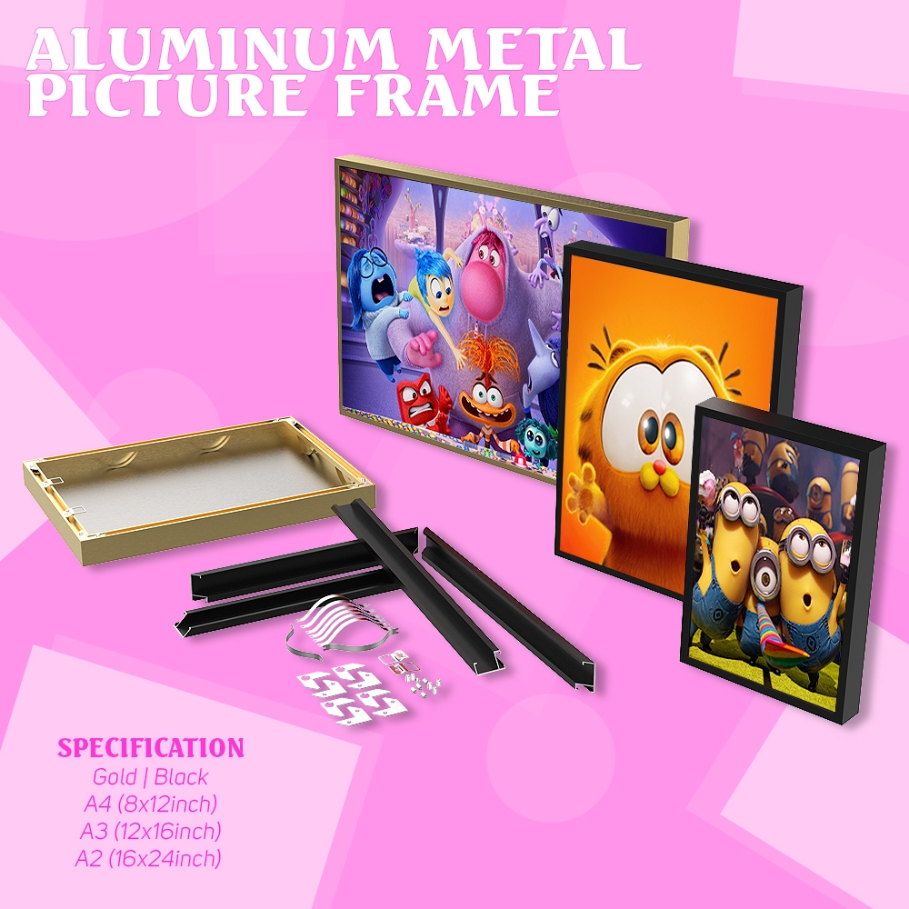 Aluminum Metal Wall Photo Frame | Shopee Philippines