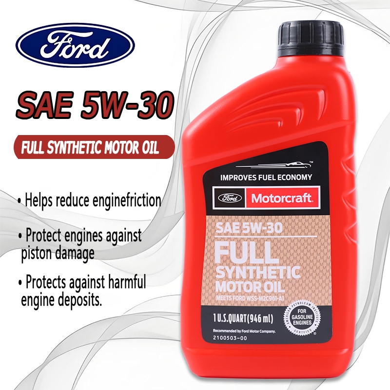 Ford Motorcraft Fully Synthetic Motor Oil 5W-30 1 Liter For Car ...