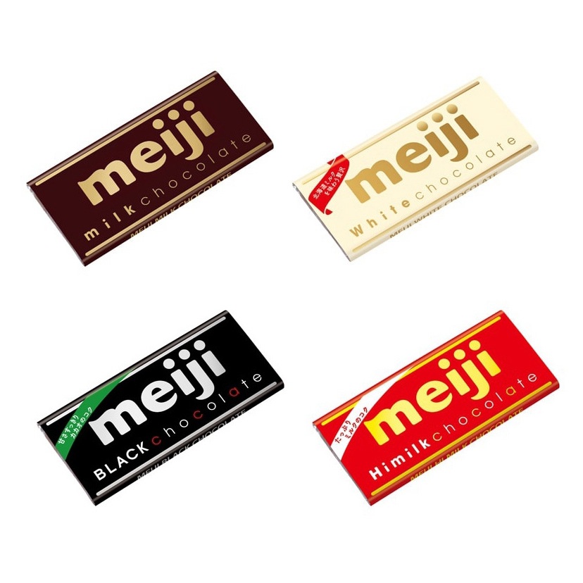 MEIJI Milk Chocolate Bar 4 flavors [ship from Japan] | Shopee Philippines