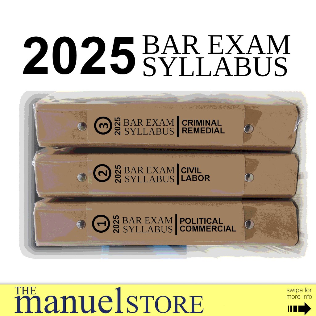 Bar Syllabus Binder (2025) - Exam Outline with Space for Notes ...