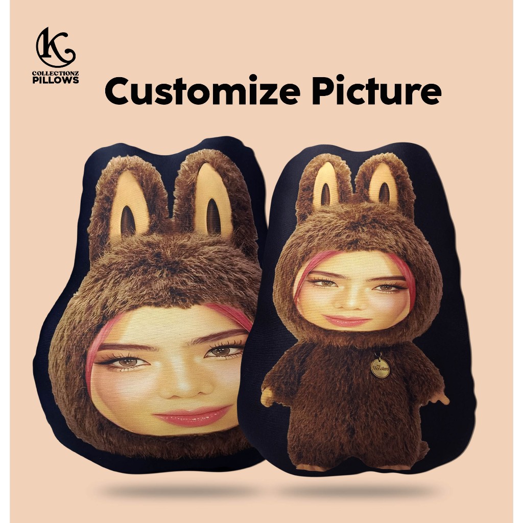 KC PILLOW---Customized Personalized Labubu Die Cut Shaped Pillow for ...