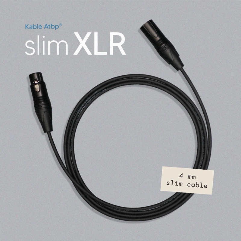 Kable Kustom Slim Balanced XLR Cable (Microphone Cable) | Shopee ...