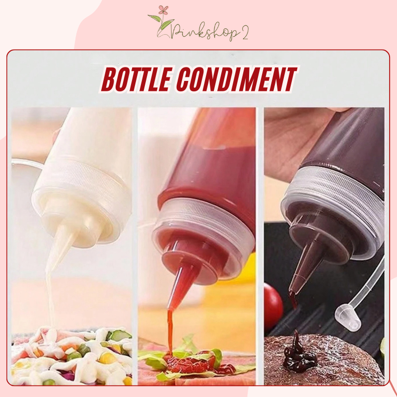 1000ml Squeeze Bottle with Cap Sauce Dispenser BBQ Sauce Vinegar Oil ...