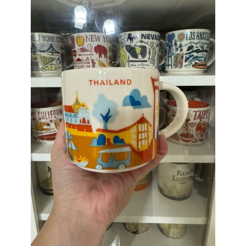 Original THAILAND STARBUCKS 14oz You Are Here mug with SKU sticker and ...
