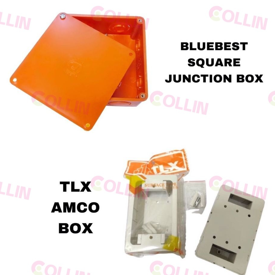TLX AMCO BOX SURFACE TYPE UTILITY BOX BLUEBEST LARGE SQUARE JUNCTION ...