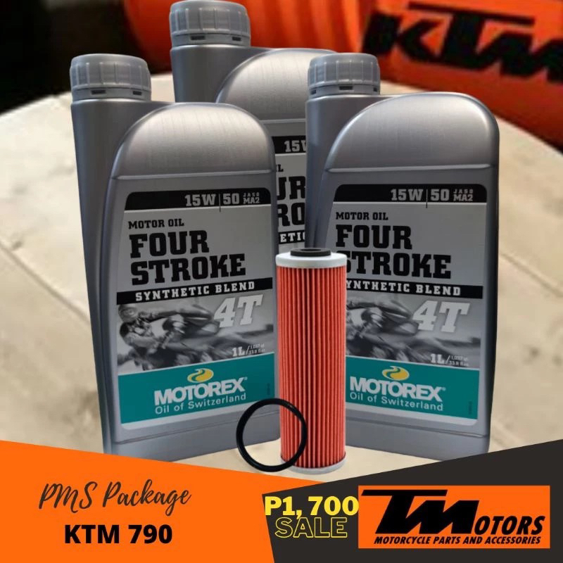 KTM 790 PMS change oil package | Shopee Philippines