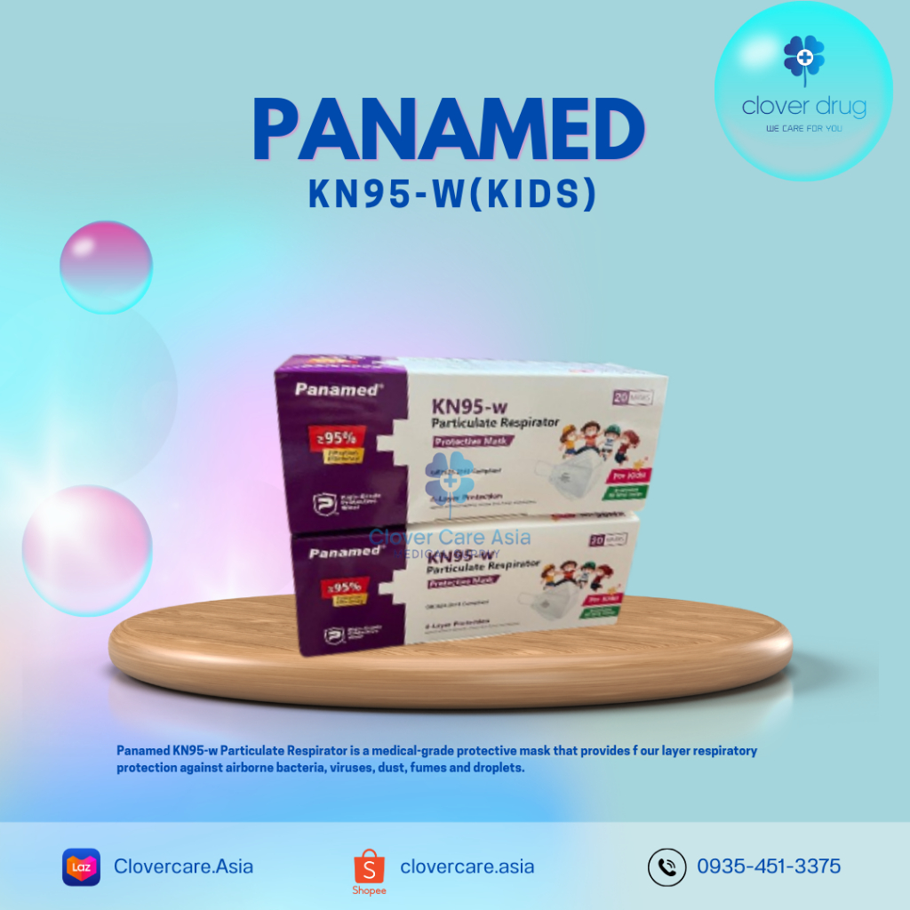 PANAMED KN95-W for Kids/Adult (per piece) | Shopee Philippines