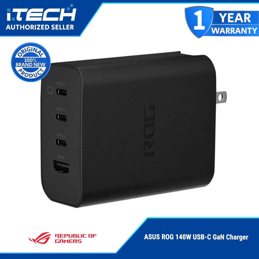 ASUS ROG 140W USB-C GaN Charger | Shopee Philippines