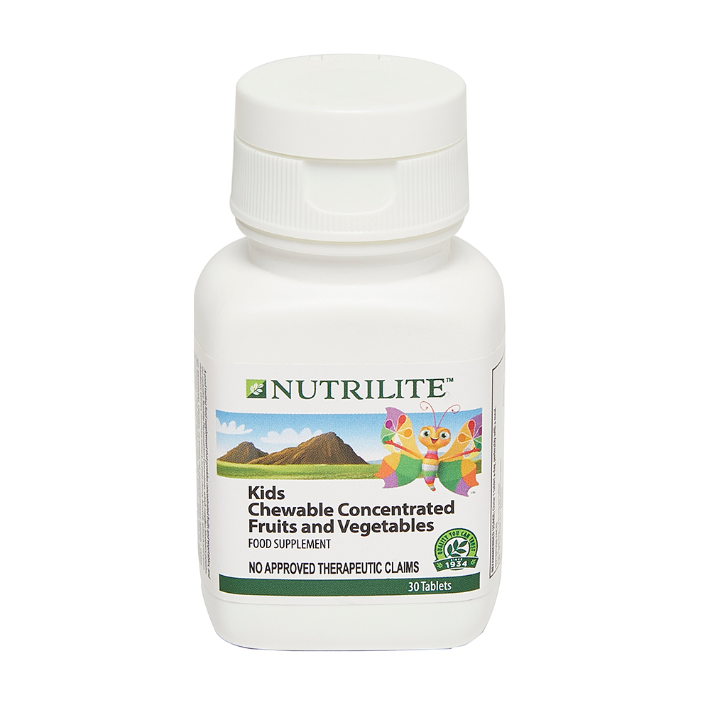 𝐍𝐔𝐓𝐑𝐈𝐋𝐈𝐓𝐄 Kids Chewable Concentrated Fruits and Vegetables │ 30 Tablets ...