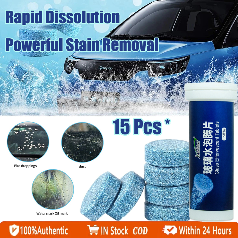 15PCS Car Windshield Cleaner Concentrated Window Cleaner Tablets Solid ...