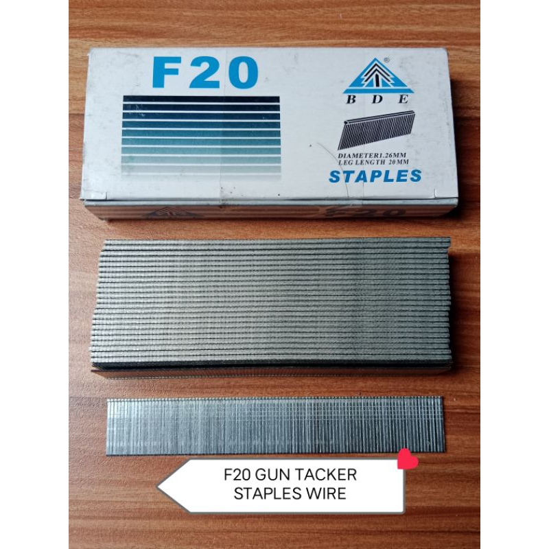 BDE F20 GUN TACKER STAPLES WIRE | Shopee Philippines
