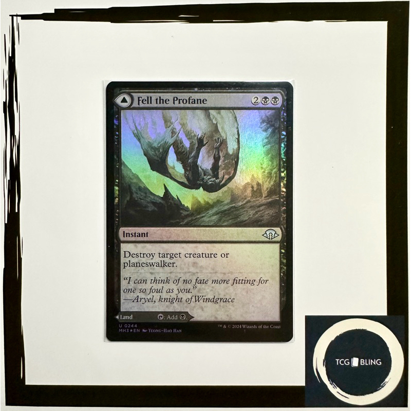 Fell the Profane MTG- MH3 (Normal Foil) | Shopee Philippines