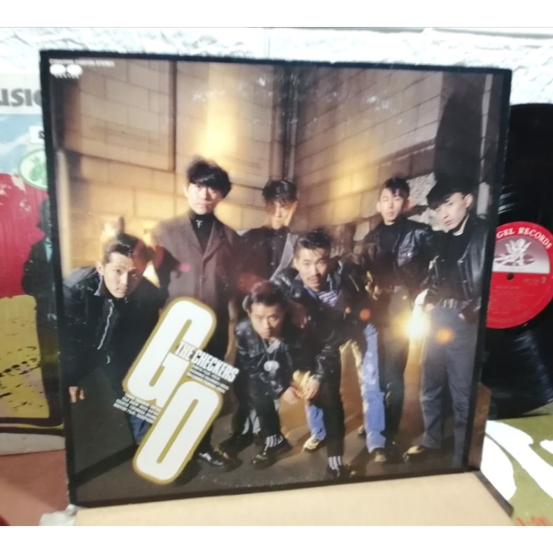 1987 12" 33 rpm Vintage LP Vinyl Plaka THE CHECKERS GO J-POP Music ...