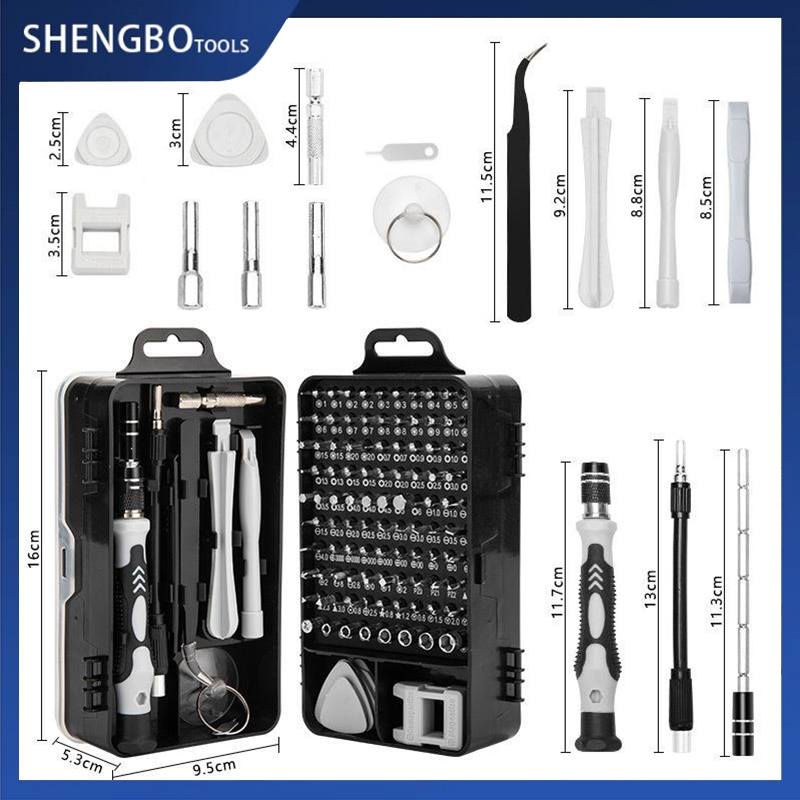 115 In1 Laptop Screw driver Set Cellphone Repair Kit Mini Magnetic Precision Screwdriver Bit Set ...