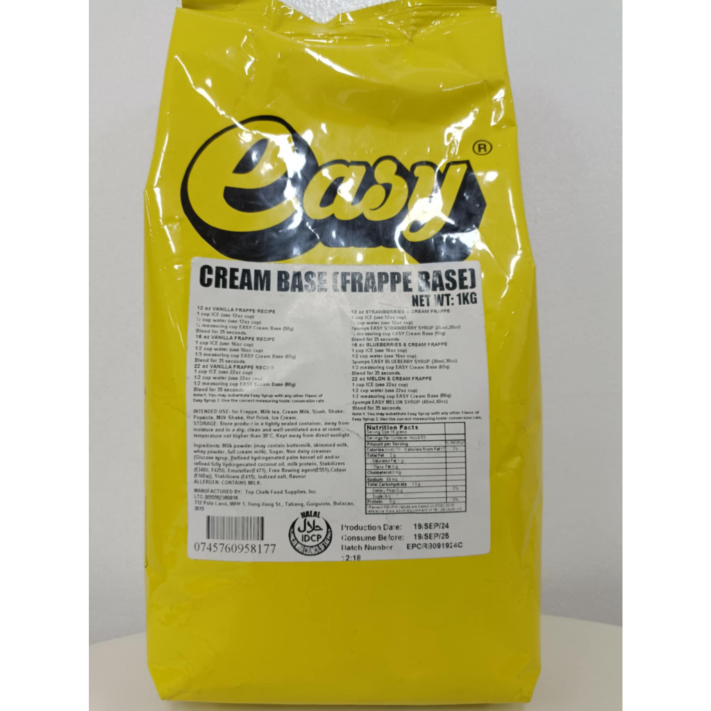 Cream Base (Frappe Base) | Shopee Philippines