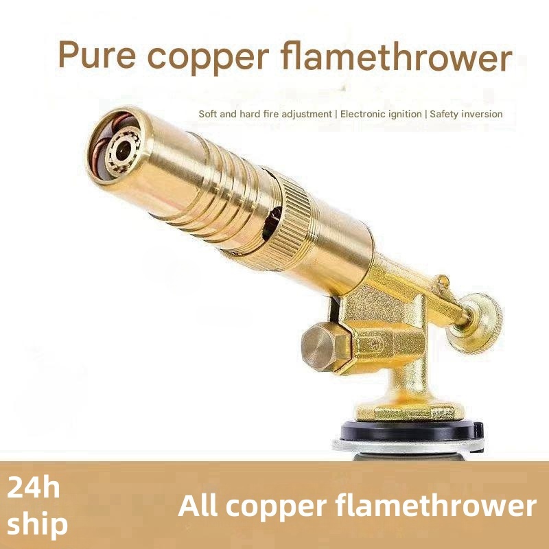 Torch Butane Flame Butane Burner Outdoor Camping Lighter Flamethrower ...