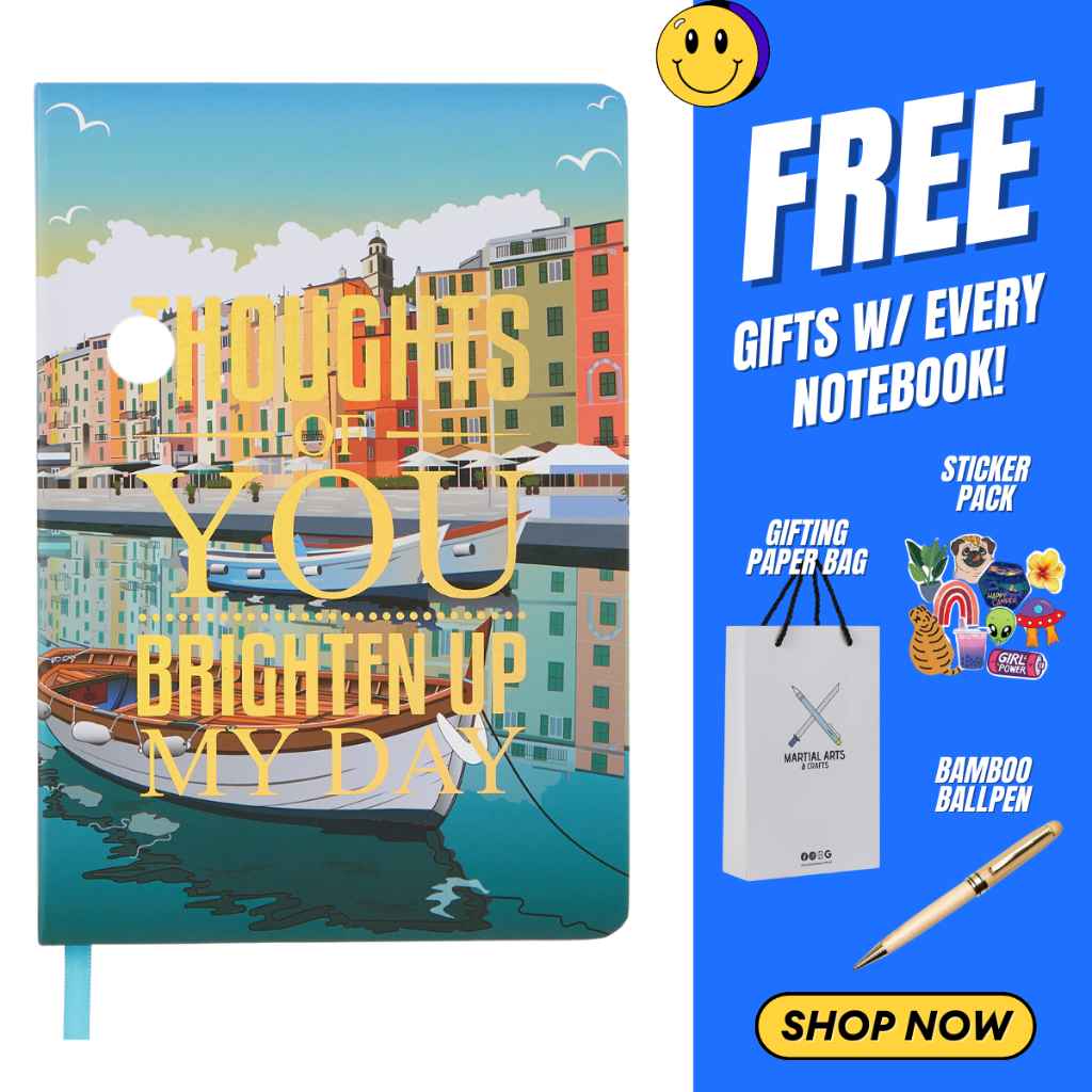 Travel Destinations A5 Hardbound Back to School Notebook with 80gsm ...