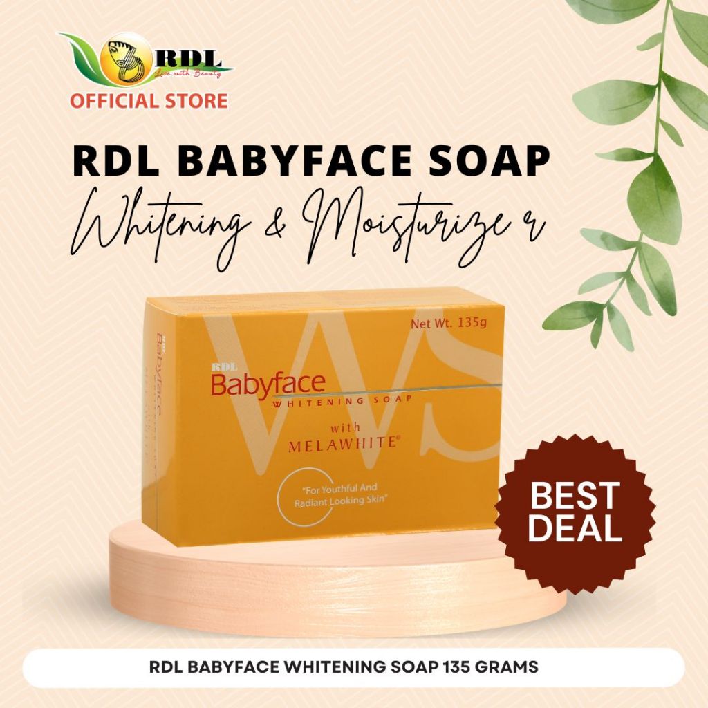RDL Babyface with Melawhite Soap 135g | Shopee Philippines
