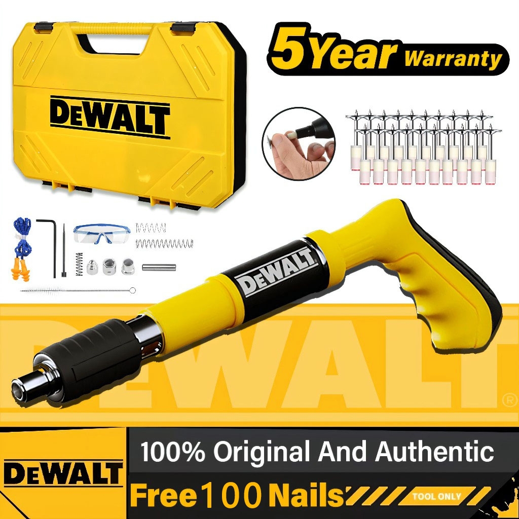 DeWALT Heavy Duty Manual Steel Nail Gun For Concrete Rivet Tools Steel ...