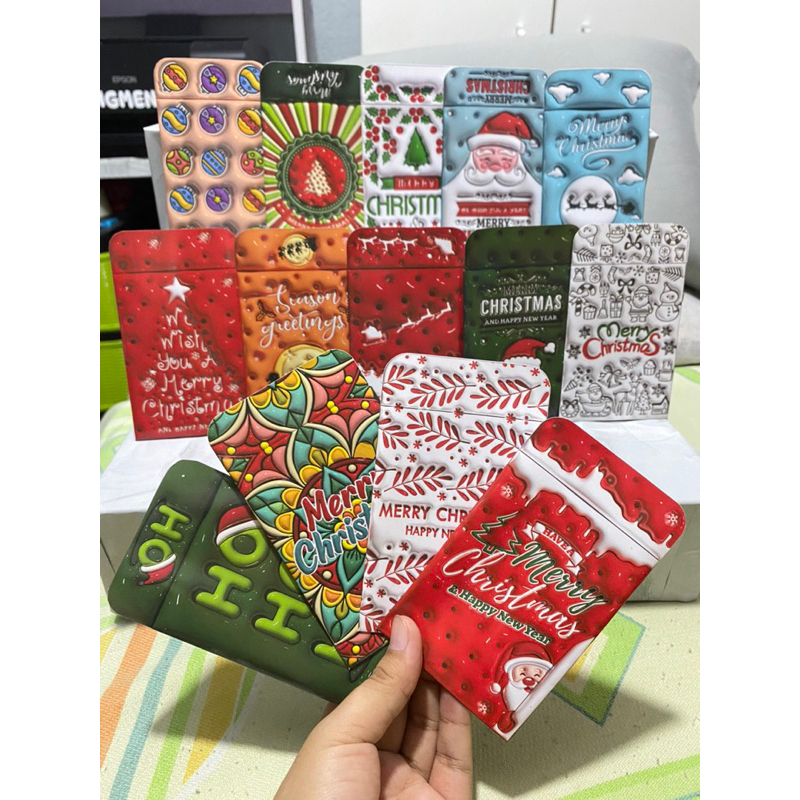 ANGPAO 3D DESIGN ( 10pcs per pack ) CHRISTMAS MONEY ENVELOPE | Shopee ...