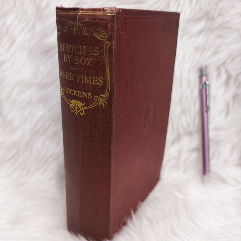 Sketches by Boz and Hard Times by Charles Dickens / Hardcover / Vintage ...