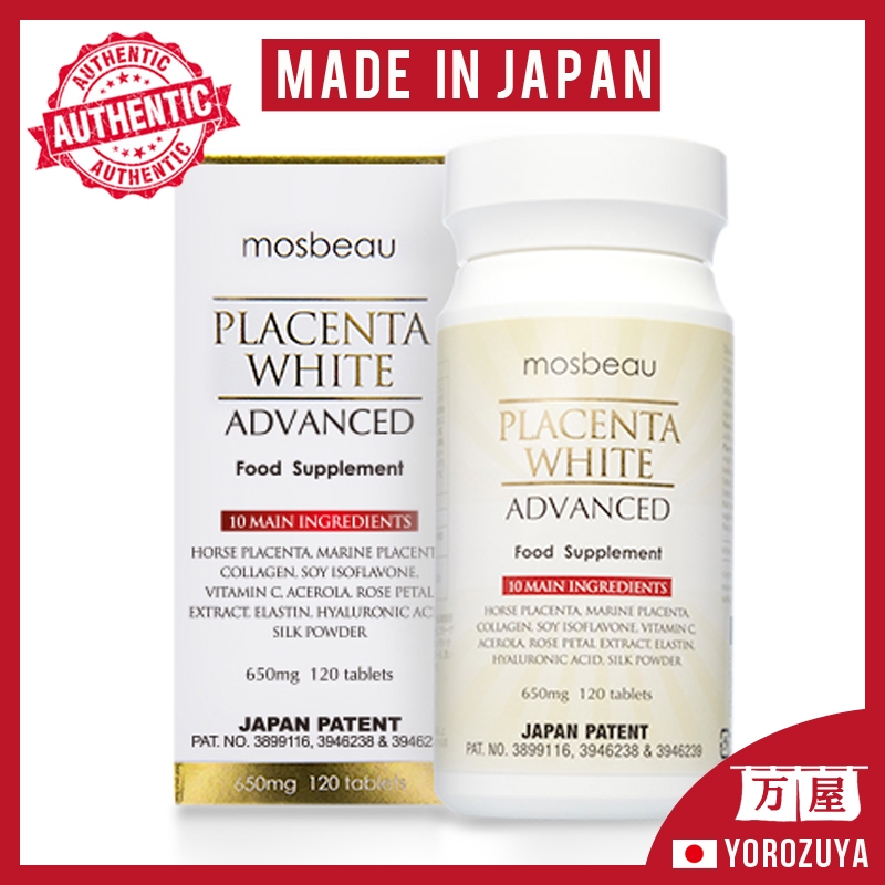 [Direct from Japan] Mosbeau Placenta White Advanced650mgx120tablets ...
