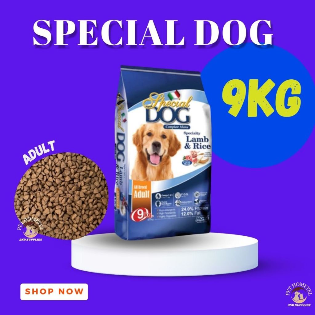 SPECIAL DOG ADULT / PUPPY LAMB AND RICE 9KG | Shopee Philippines