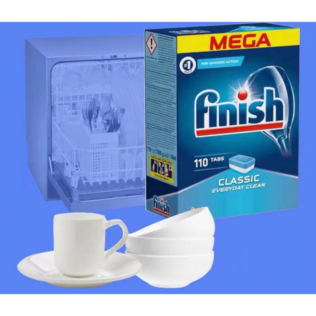 Finish Powerball All in One ULTRA 120 pcs Mega Value Dishwasher ...