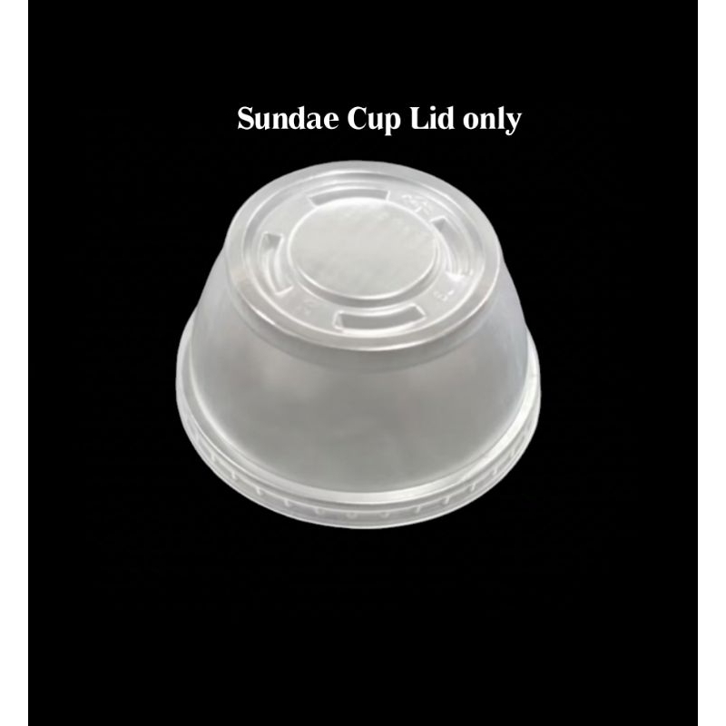 SUNDAE CUP FLAT LID ONLY SOLD BY 100PCS | Shopee Philippines
