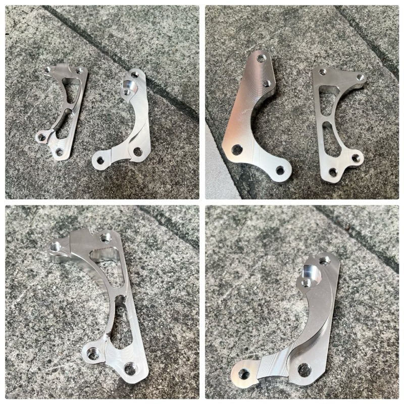 cnc bracket for 2pot disc brake caliper 200mm 220mm,beat click scoopy ...