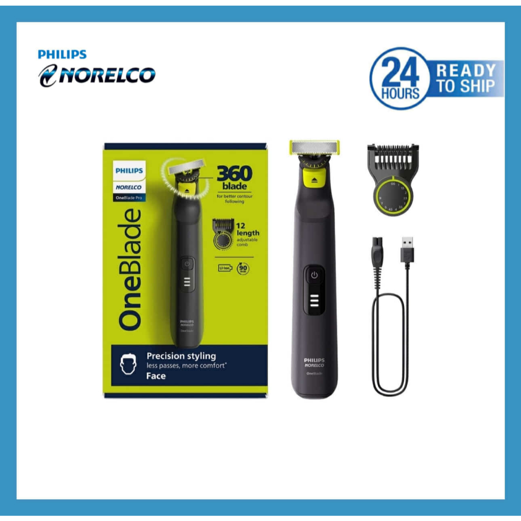 Philips Norelco OneBlade 360 Pro Hybrid Electric Trimmer, QP6531/70 ...