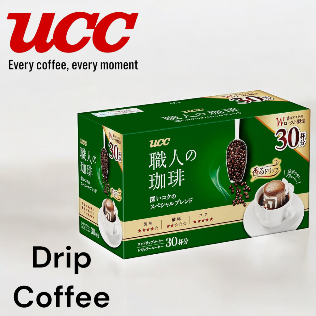 UCC Craftsman's Coffee Drip Coffee Deep Rich Special Blend (7g x 30P ...