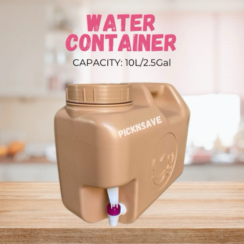 Water Container Mineral Water Container Mineral Gallon 10L | Shopee ...