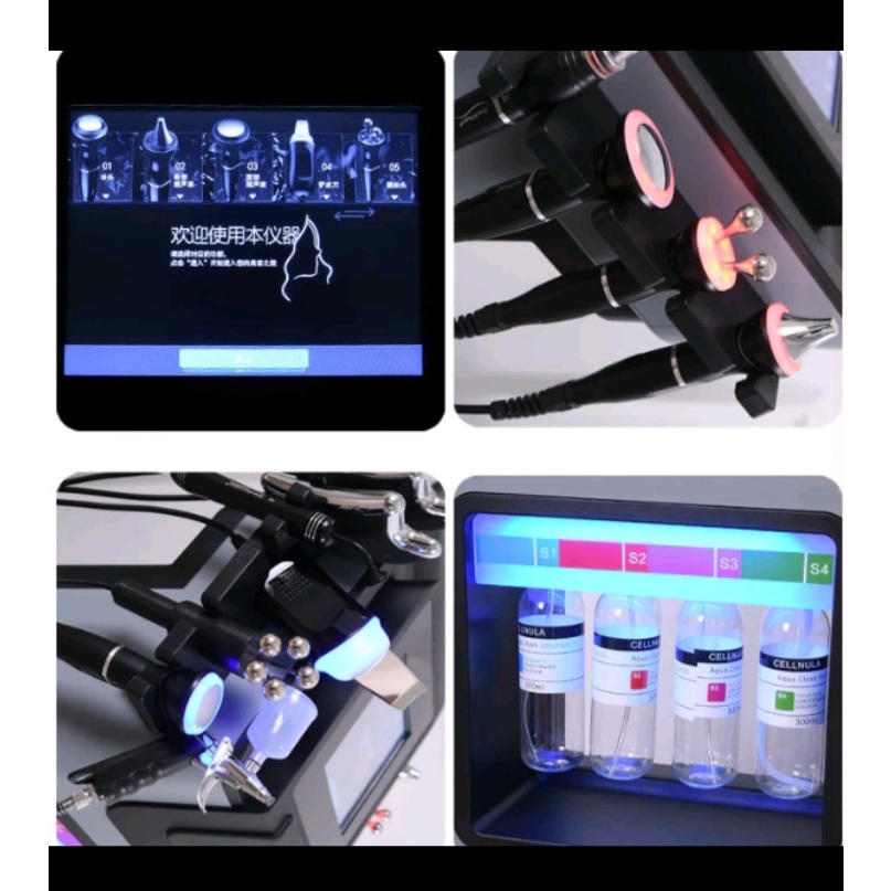 10 n 1 Hydra Facial Machine H202 Skin deep cleaning machine | Shopee ...