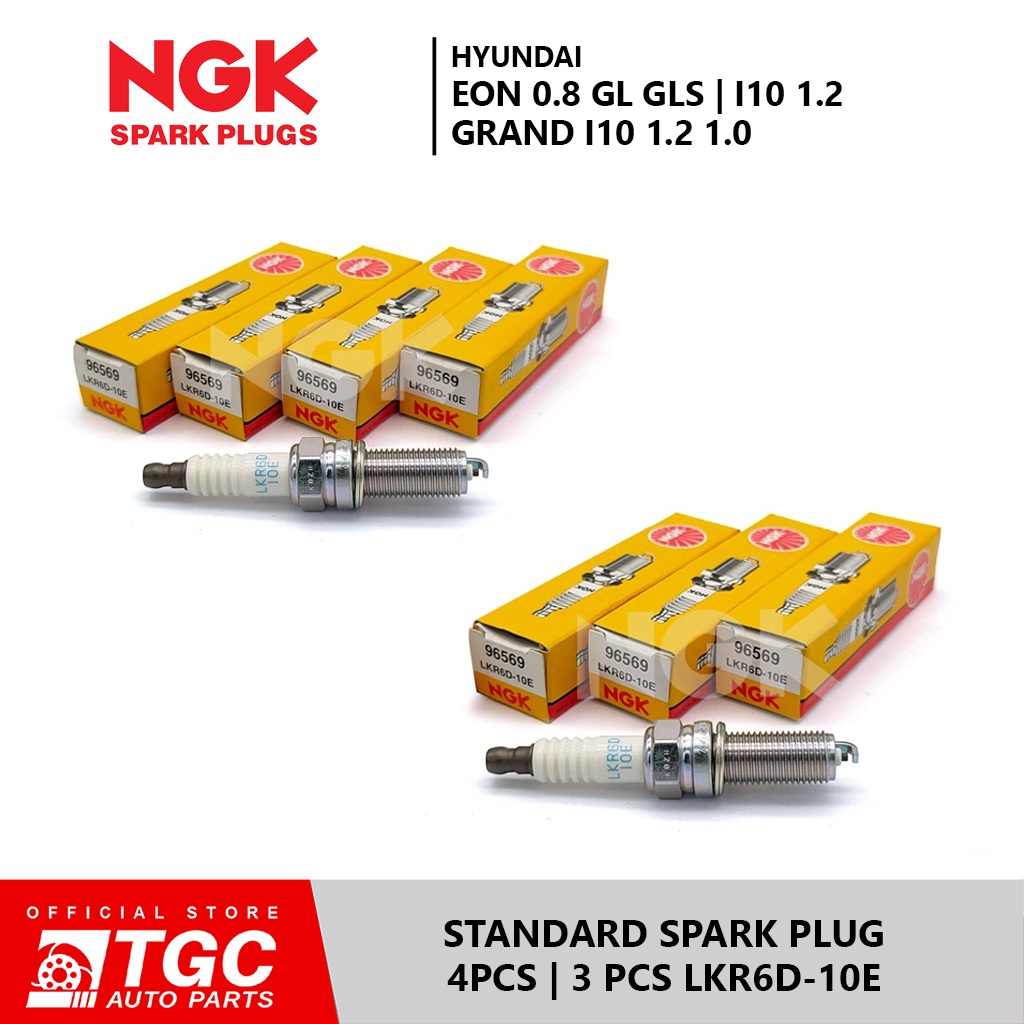 NGK LKR6D-10E Standard Spark plug for Hyundai Eon 0.8 GL GLS / i10 1.2 ...