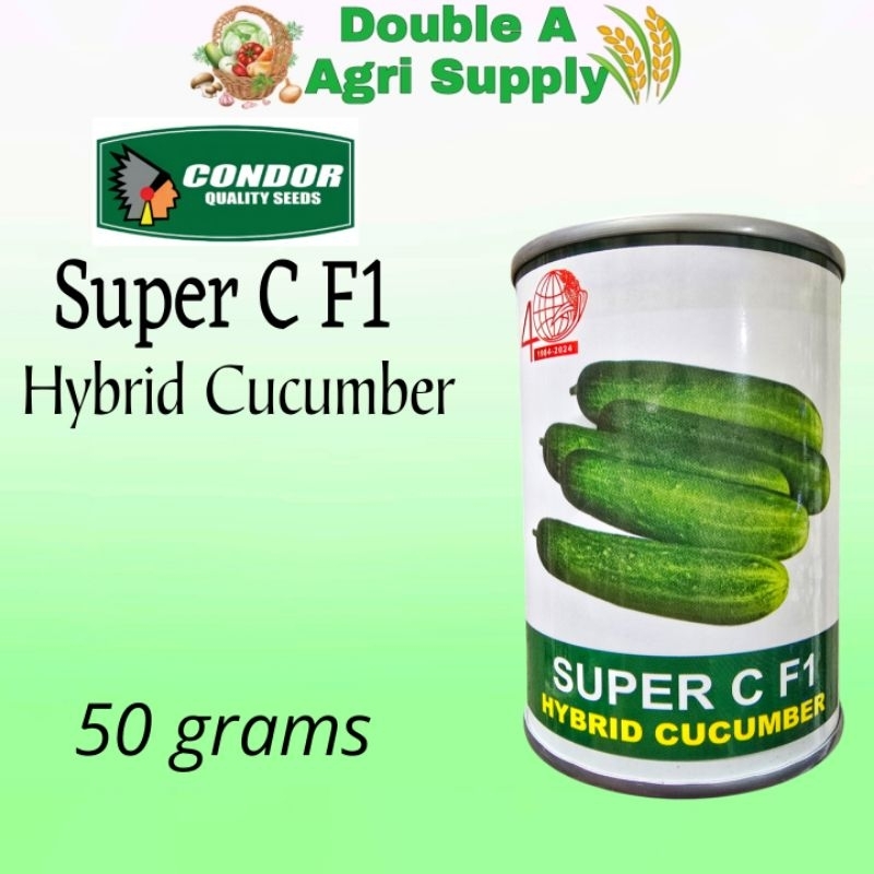 Super C F1 Hybrid Cucumber 50 grams - Condor Quality Seeds | Shopee ...