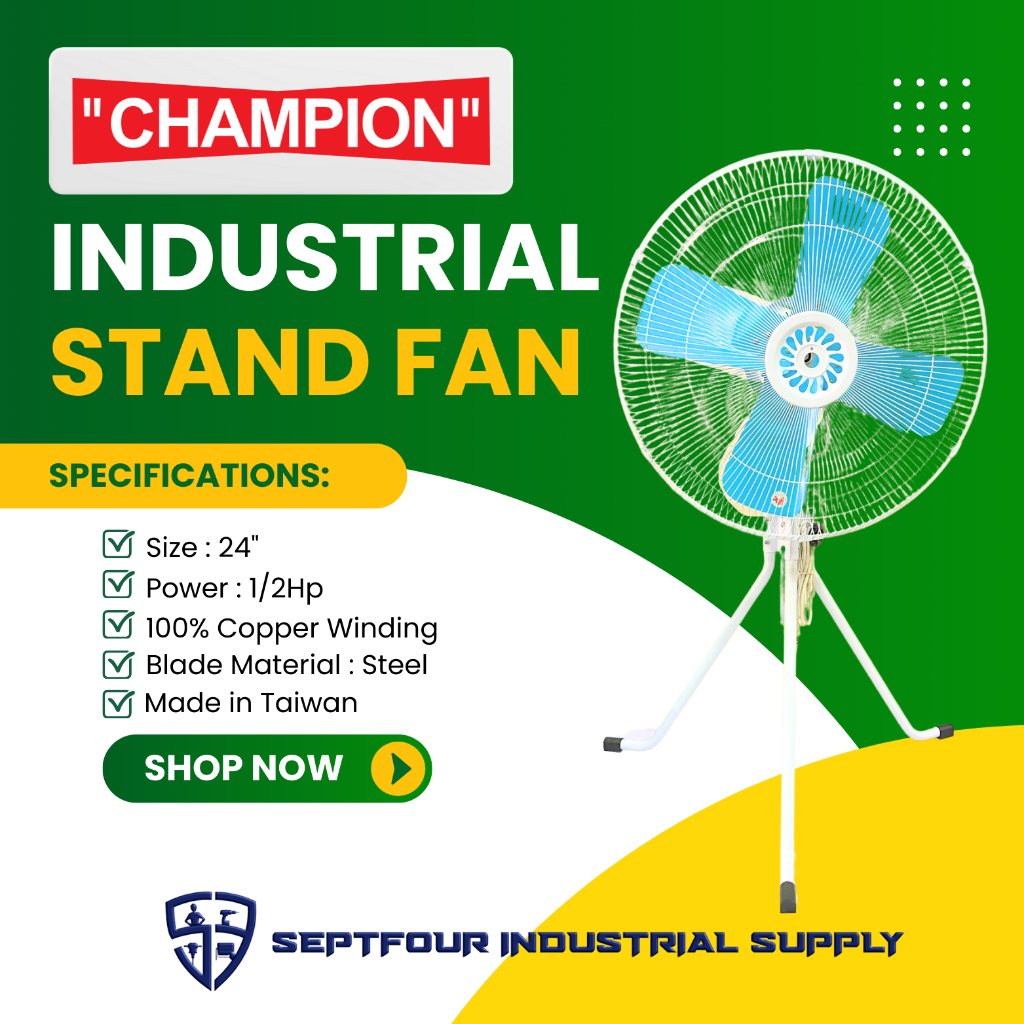 "Original" Champion 24" Industrial Stand Fan 370w (Blade, Housing and ...