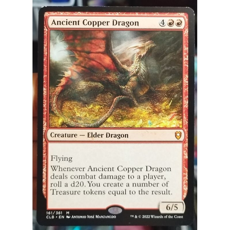Ancient Copper Dragon (Magic the gathering) | Shopee Philippines