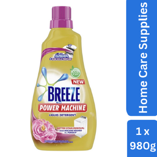 Breeze Power Machine with Rose Gold Perfume Liquid Detergent 980G ...