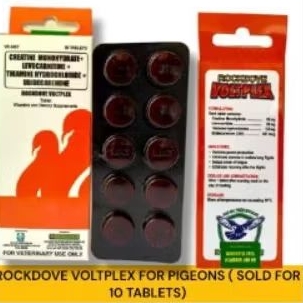 ROCKDOVE VOLTPLEX FOR PIGEON (SOLD 10/30 TABLETS) | Shopee Philippines