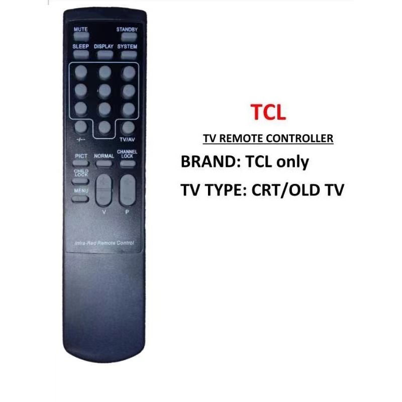 Huayu Universal Replacement Remote Control for TCL Brand CRT/OLD TV ...