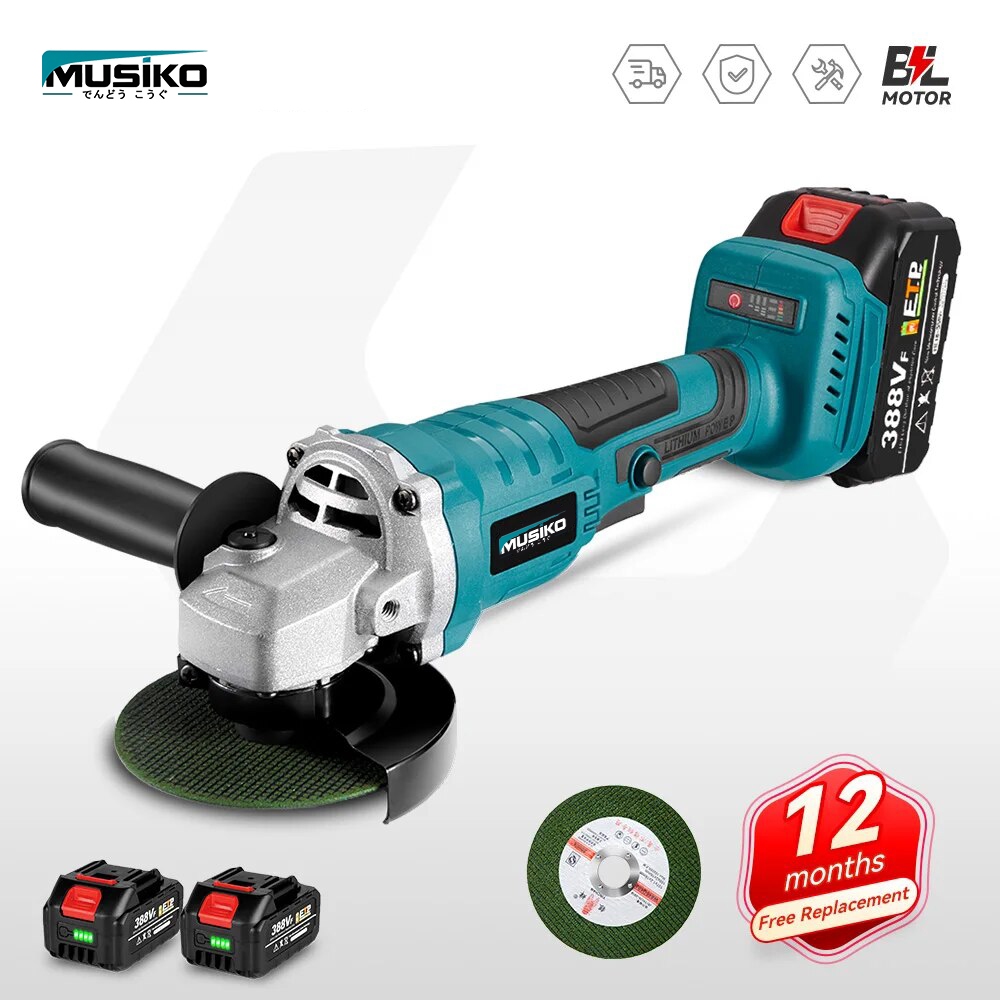 Original Japan Cordless Angle Grinder Heavy Duty 100mm Brushless ...