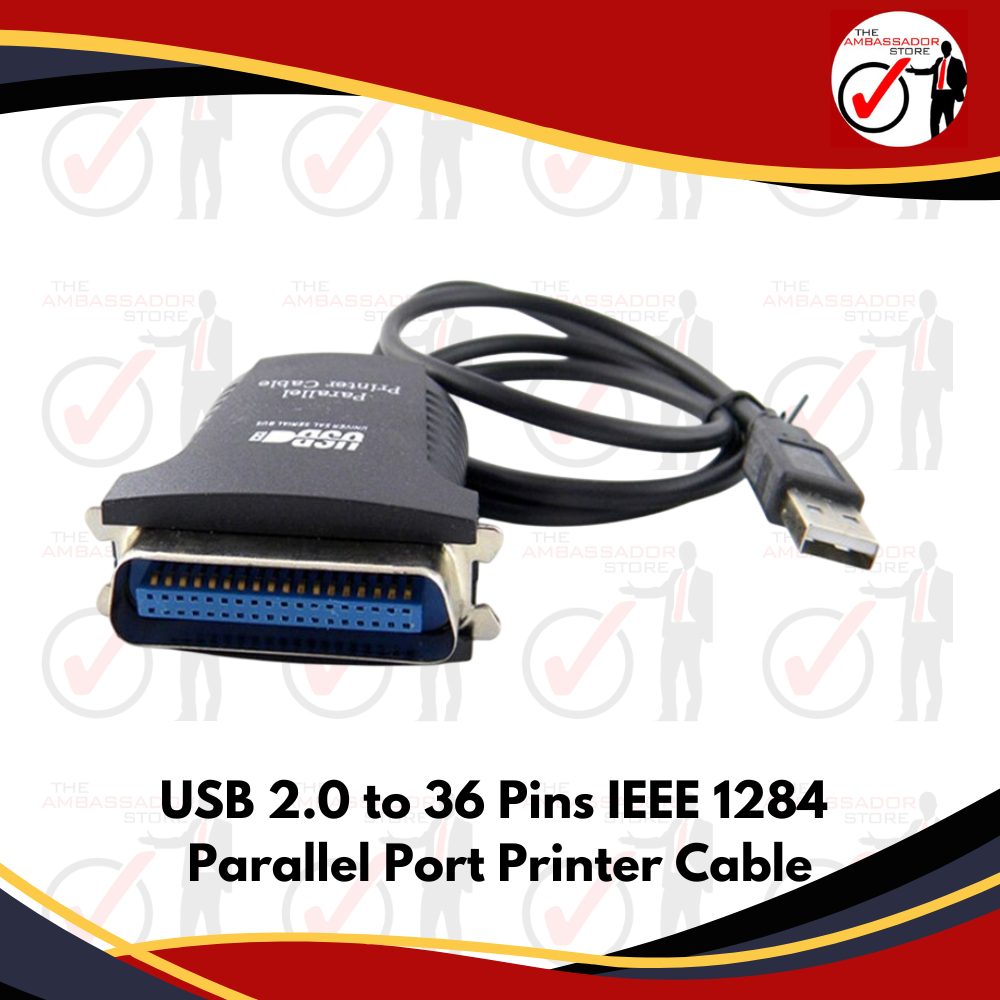 USB 2.0 to 36 Pins IEEE 1284 Parallel Port Printer Cable | Shopee ...