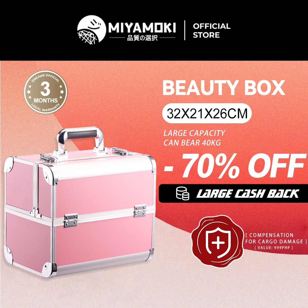 Professional makeup artist makeup box large capacity aluminum alloy ...