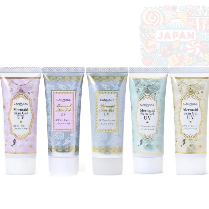 CANMAKE Mermaid Skin Gel UV C03 Pure Purple 40g Sunscreen Niacinamide Purple SPF50+ PA ...