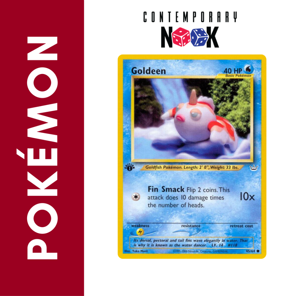 Pokémon: Goldeen - Neo Revelation N3 | 1st Edition Single | Basic ...